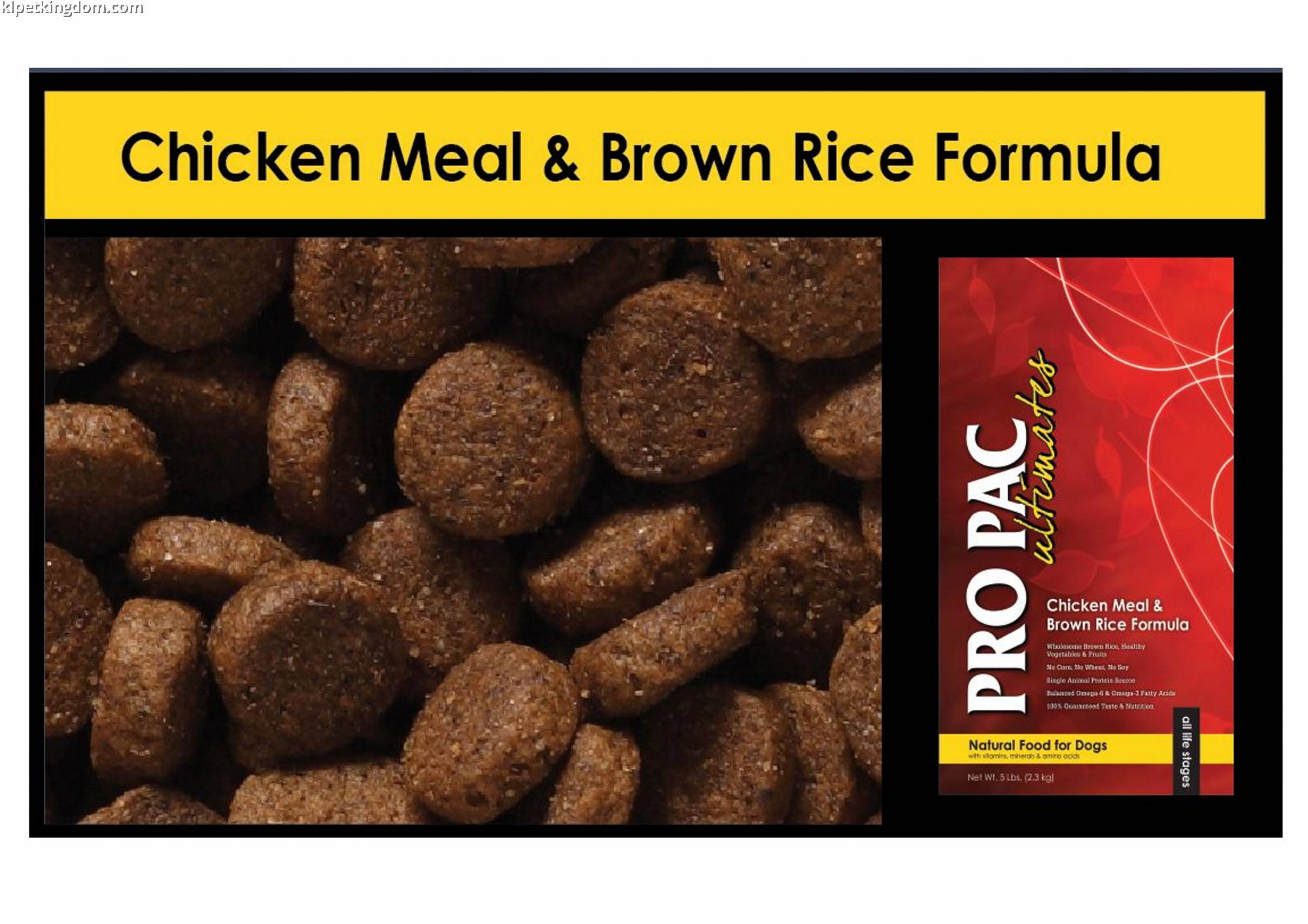 PRO PAC Ultimates – Chicken & Brown Rice Formula 2.5kg