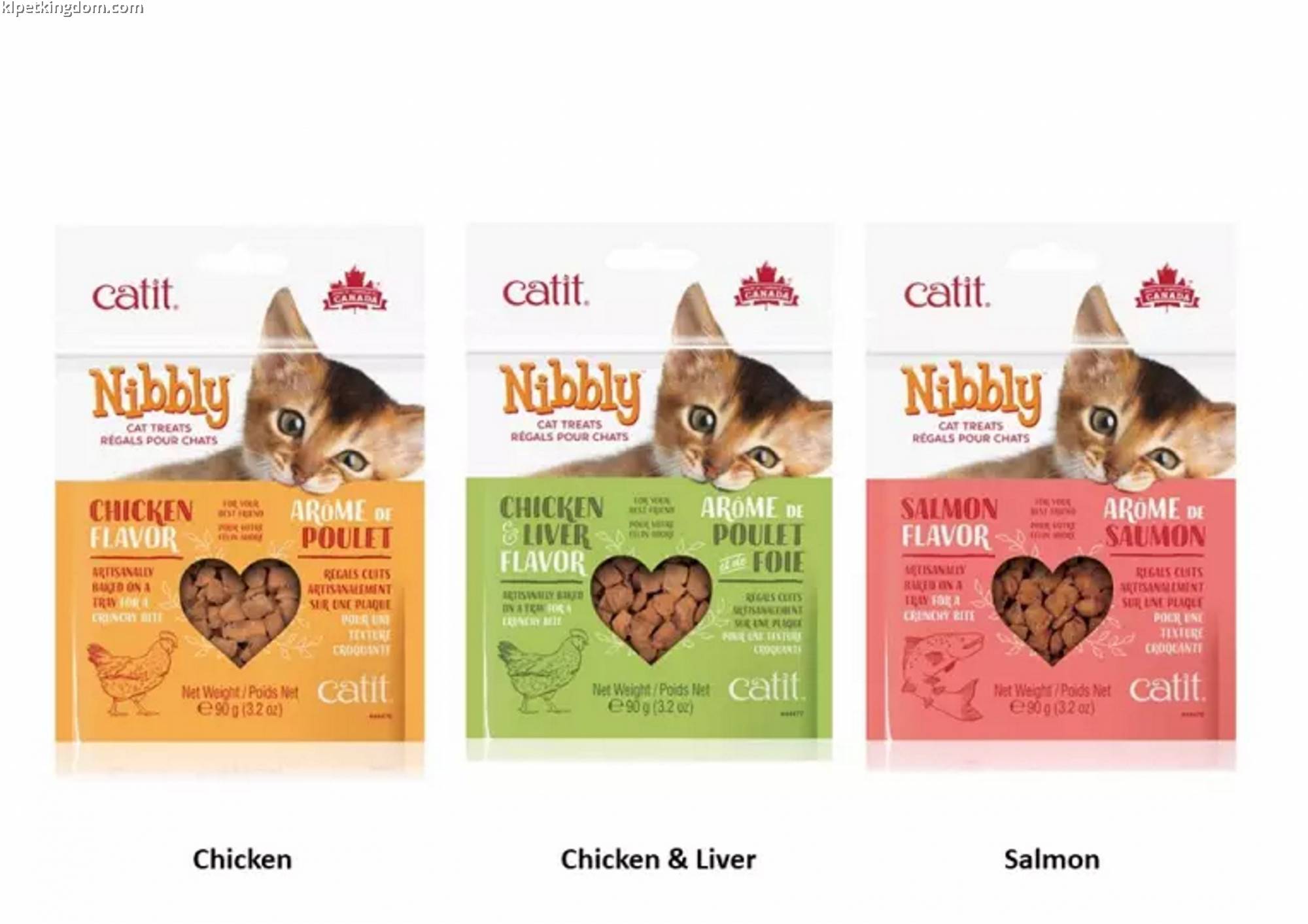 Catit Nibbly Cat Treats (3 Flavor) 90G