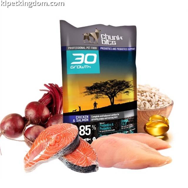 Chunkbits 30 Growth Chicken&Salmon Dog Food 13Kg
