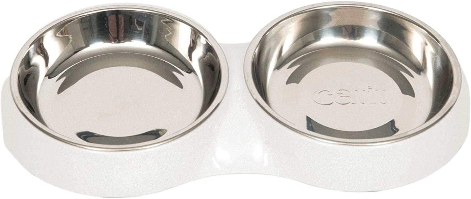 Catit Double Feeding Dish 2x200ml