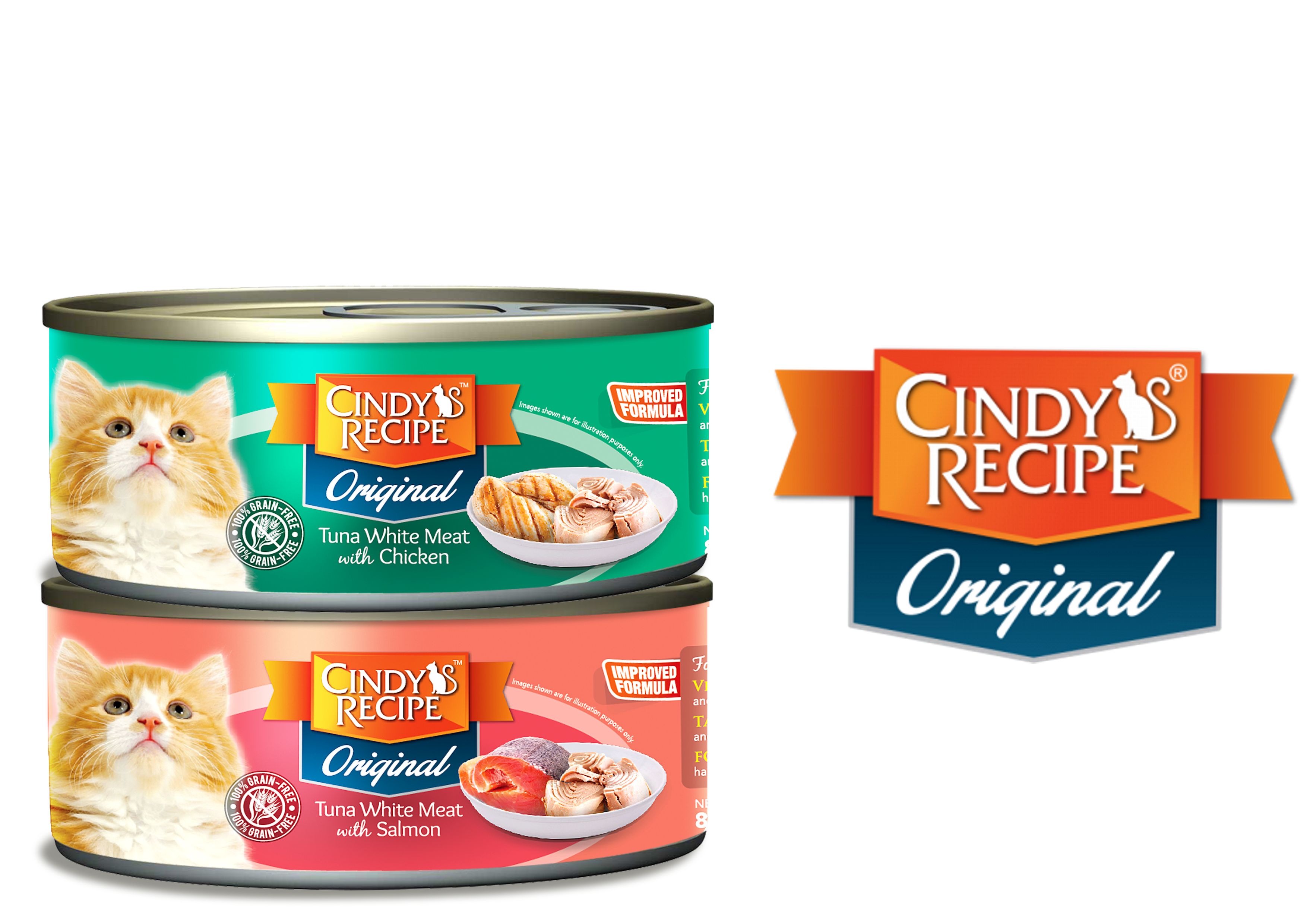 Cindy Recipe Original Cat Wet Food 80g (Tuna White Meat with Chicken ...